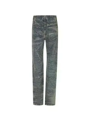 Federica Tosi Acid-wash Straight-leg Jeans