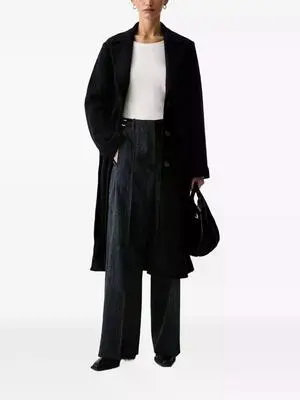 Marc O'polo Belted Single-breasted Coat - Blue