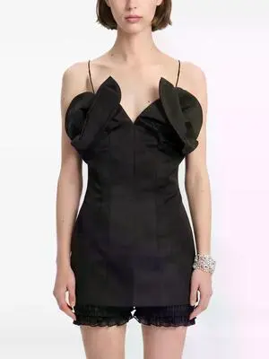 Magda Butrym Ruffled Spaghetti-strap Top