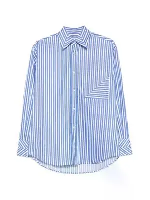 VICTORIA BECKHAM Chest-pocket Striped Shirt