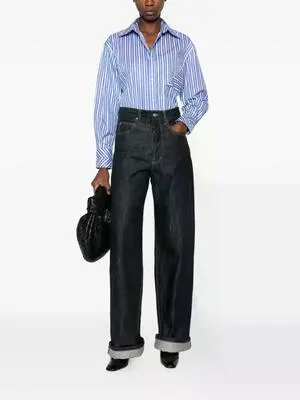 Victoria Beckham Chest-pocket Striped Shirt