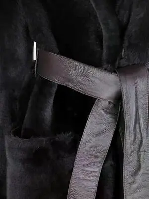 DESA 1972 Reversible Belted Shearling Coat