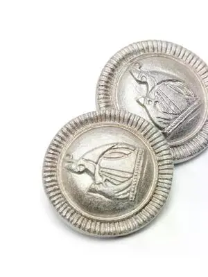LANVIN 1990s Mother And Child Cufflinks