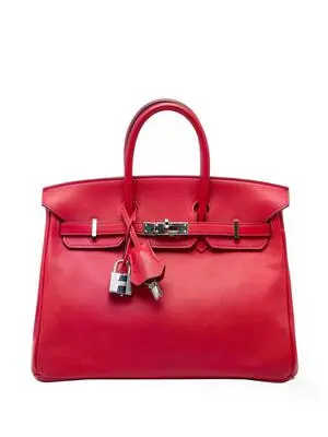 Hermès 2016 Swift Birkin Retourne 25 Handbag - Red
