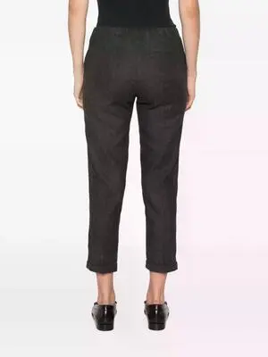19.61 MILANO Elasticated-waistband Turn-up Trousers