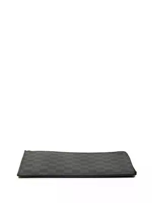 LOUIS VUITTON 2016 Damier Graphite Pochette Jour Pm Clutch Bag