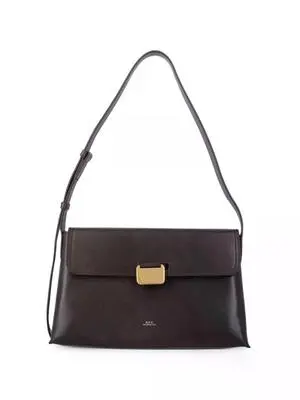 A.p.c. Simone Leather Shoulder Bag - Brown