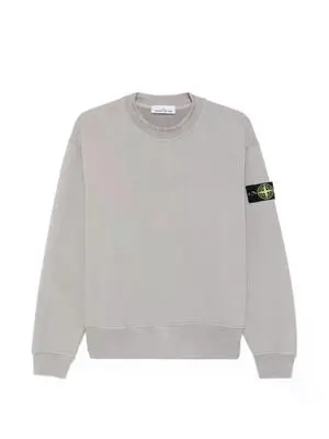 Stone Island Logo-patch Sweater - Grey
