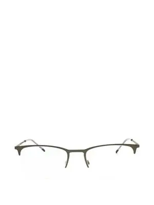 Hugo Rectangle-frame Glasses - Silver