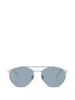 Brunello Cucinelli Pilot-frame Sunglasses - Silver