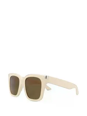 Alexander McQueen Square-frame Sunglasses - Neutrals