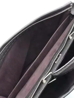Fendi 2010s Peekaboo Selleria Satchel Bag - Black