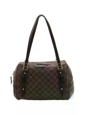 LOUIS VUITTON Gm Rivington Damier Ebene Tote Bag - Brown