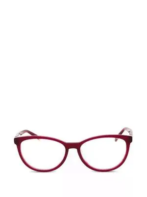 Missoni Logo-lettering Glasses - Red