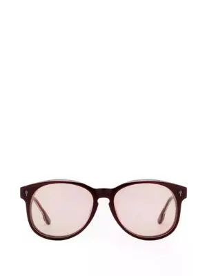 JACQUES MARIE MAGE Kay Round-frame Sunglasses - Red