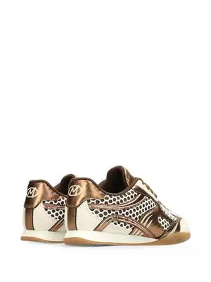 MEXX Tula Suzy Metallic-effect Honeycomb-mesh Sneakers