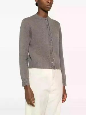 Fabiana Filippi Beaded-trim Knitted Cardigan