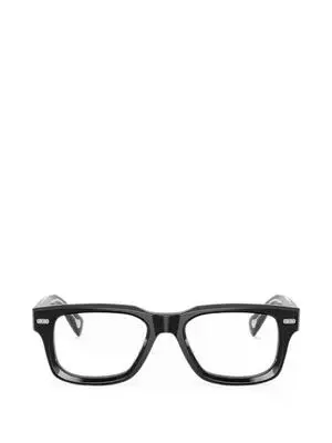 Brunello Cucinelli Rectangle-frame Glasses - Black