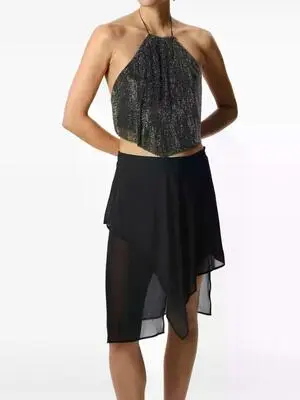 MANURI Paper Rock Top - Silver