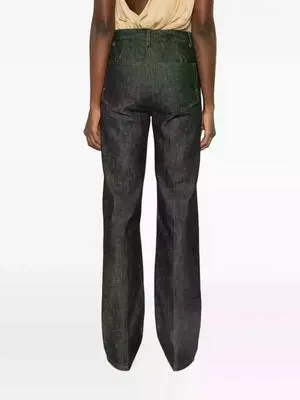 PETAR PETROV Dark Frame Contrast-stitch Straight-leg Jeans