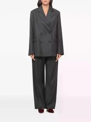 Loulou De Saison Donau Lds Double-breasted Virgin Wool Jacket
