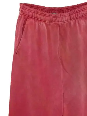 ENTIRE STUDIOS Faded-wash Raw-cut Track Pants