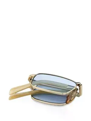 DB EYEWEAR BY DAVID BECKHAM Origami Rectangle-frame Sunglasses