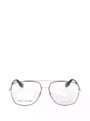 Marc Jacobs Geometric-frame Glasses - Gold