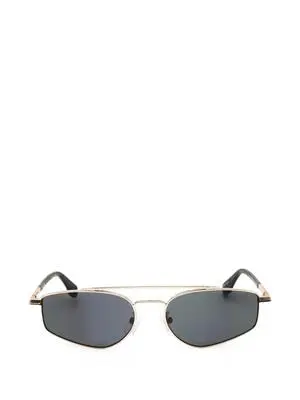 Adidas Geometric-frame Sunglasses - Gold