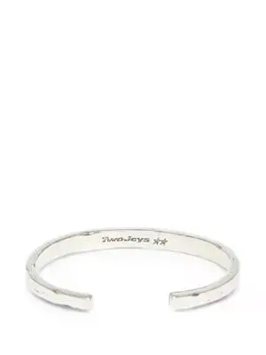 TWOJEYS Hammered-effect Cuff Bracelet