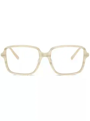 Brunello Cucinelli Square Frame Glasses - White