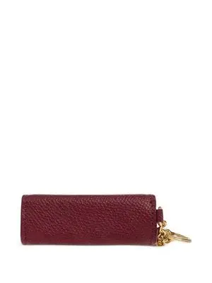 Valentino Garavani Vlogo Signature Leather Lipstick Case - Red