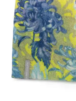 IN BED WITH YOU Floral-print Cashmere Beanie Hat