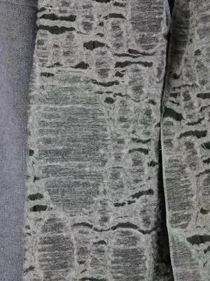 NICCOLO PASQUALETTI Scarf-detail Perforated-knit Cardigan