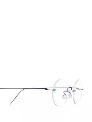 LINDBERG Rimless Round-frame Glasses
