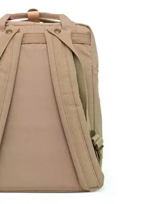 DOUGHNUT Macaroon Buckle-fastening Logo-patch Backpack - Neutrals