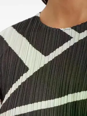 Issey Miyake Fold Line Pleated Midi Dress