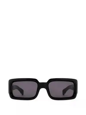 JACQUES MARIE MAGE Vera Rectangle-frame Sunglasses - Black
