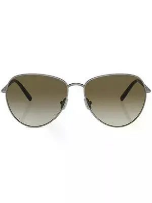 Brunello Cucinelli Pilot Frame Sunglasses - Grey