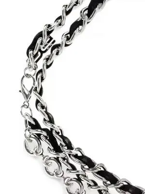 GESTUZ Gzzinnia Logo-plaque Chain Belt