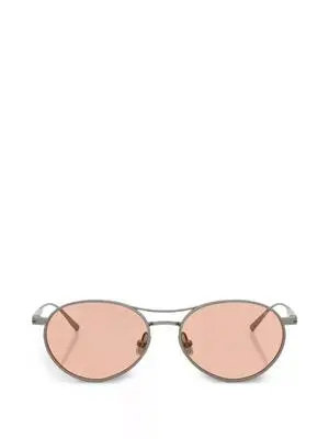 Brunello Cucinelli Carlito B. Round-frame Sunglasses - Grey