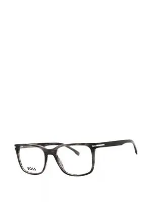 BOSS Rectangular-frame Glasses - Grey