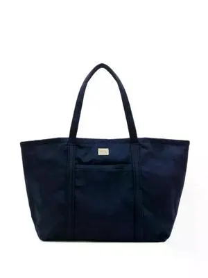 LOEFFLER RANDALL Dina Logo-patch Tote Bag - Blue