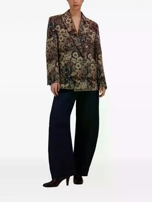 Herno Floral-motif Jacquard Blazer