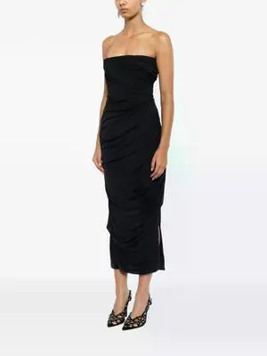Alex Perry Strapless Ruched Dress