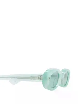 JACQUES MARIE MAGE Besset Oval-frame Sunglasses
