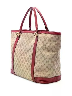 Gucci 2016-2026 Gg Canvas Twins Tote Bag - Neutrals