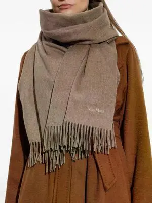 Max Mara Baci Fringed Scarf