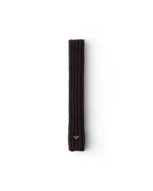 Prada Wool Scarf - Dark Brown