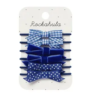 ROCKAHULA School Bow Hairbands - Blue